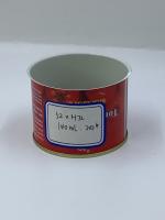 China Customizable Three Piece Food Tin Can 52mm Diameter 140ml Capacity for Canned Food Packaging for sale
