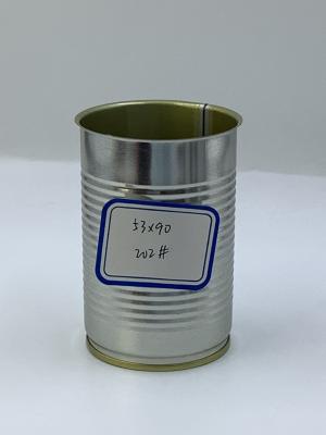China 53mm Portable Food Tin Can D53xH90mm 202 Caliber Three Piece Structure for Snacks for sale