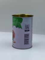 China Three Piece Food Tin Can 65mm Diameter 211 Caliber 300g Capacity Customizable for sale