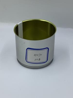 China 65mm Standardized Food Tin Can | D65*H70mm Specification 211# Caliber for sale