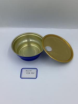 China 180ml Two Piece Aluminum Foil Bowl 83.3mm x 50mm 307 Caliber Food Grade for sale