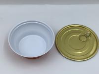 China 220ml Custom Two Piece Aluminum Bowl 98.9x50mm 401 Caliber Food Grade Tinplate for sale