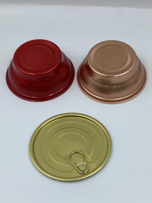 China 350ml Customizable Two Piece Aluminum Bowl 98.9mmx65mm 401 Caliber with Interior Coatings for sale