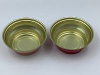China 350ml Customizable Two Piece Aluminum Bowl 98.9mmx65mm 401 Caliber with Interior Coatings for sale