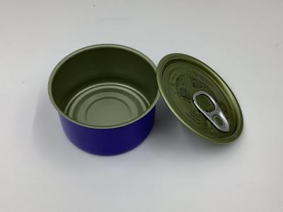 China 70ml Round Bottom Two Piece Can 65mm×28mm Customised Tin Plate Cans For Packaging Solutions for sale