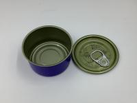 China 70ml Round Bottom Two Piece Tin Can 65mm x 28mm Custom Tinplate Packaging for Food Cosmetics for sale