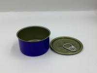 China 70ml Round Bottom Two Piece Tin Can 65mm x 28mm Custom Tinplate Packaging for Food Cosmetics for sale