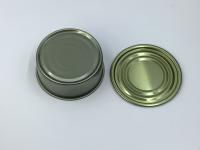 China Two Piece Sealable Tin Cans 73mm 32mm Caliber 300 100ml Food Grade Tinplate for Pet Industry for sale
