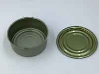 China Two Piece Sealable Tin Cans 73mm 32mm Caliber 300 100ml Food Grade Tinplate for Pet Industry for sale