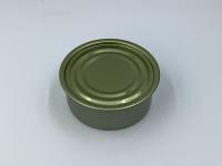 China Two Piece Sealable Tin Cans 73mm 32mm Caliber 300 100ml Food Grade Tinplate for Pet Industry for sale