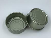 China 73mm 180ml Two Piece Tin Can with Lids Food Grade Tinplate Snack Packaging Container for sale