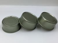 China 73mm 180ml Two Piece Tin Can with Lids Food Grade Tinplate Snack Packaging Container for sale