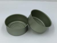 China 73mm 180ml Two Piece Tin Can with Lids Food Grade Tinplate Snack Packaging Container for sale