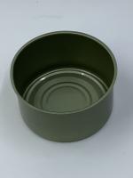 China Food Grade Custom Tin Containers 73mm 200ml Round Tinplate Cans for Confectionery Gourmet Foods for sale