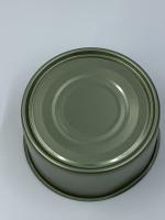 China Food Grade Custom Tin Containers 73mm 200ml Round Tinplate Cans for Confectionery Gourmet Foods for sale