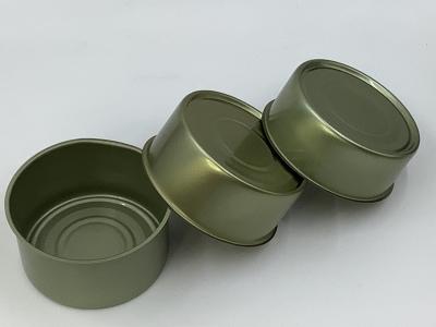 China 99mm Diameter Two-Piece Straight Tin Can 401# 400ml Food Grade Tinplate for Pet Food Snack Packaging for sale