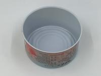 China 99mm x 53mm 380ml Two Piece Straight Tin Can Food Grade Tinplate Airtight Packaging for sale
