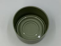 China 99mm Diameter Two-Piece Straight Tin Can 401# 350ml Food Grade Tinplate for Pet Food Snack Packaging for sale