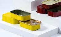 China 160ml Rectangular Tin Cans - Food-Grade Steel Impact Resistant Containers with Customizable Design Options for sale