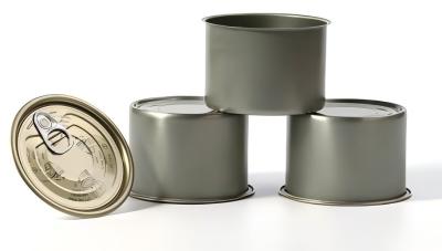 China 83mm x 55mm 307# Two-Piece Iron Straight Can 270ml Food Grade Tinplate Bulk Packaging for sale
