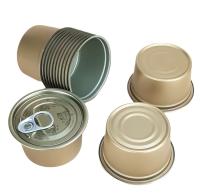 China 100ml Stackable Tin Cans 65mm × 40mm - Airtight Food-Grade Packaging with SGS/FDA Certification for sale