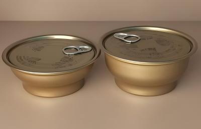 China Palace - Bowl Shaped Tin Container | 260g Capacity 99×56mm Dimensions Fully Customizable for Premium Packaging for sale