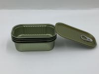 China Food Grade Rectangular Tin Containers 154×87×23mm with 250ml Capacity | Corrosion-Resistant Steel Packaging for sale