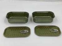 China Food Grade Rectangular Tin Containers 154×87×23mm with 250ml Capacity | Corrosion-Resistant Steel Packaging for sale