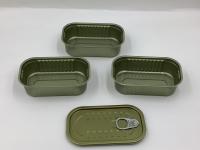 China Food Grade Rectangular Tin Containers 154×87×23mm with 250ml Capacity | Corrosion-Resistant Steel Packaging for sale