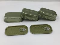 China Customizable Rectangular Tin Cans 2 Piece Steel 110x66x30mm Sturdy Sealed Food Grade for sale