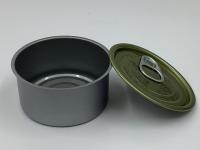 China 65mm x 34mm Personalizable Round Tin Containers 80ml Capacity Food-Grade Packaging for sale