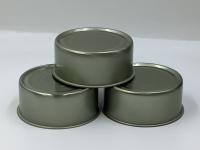 China 65mm × 40mm Round Tin Can with 110ml Capacity - Food-Grade Tinplate Packaging for Snacks & Pet Treats for sale