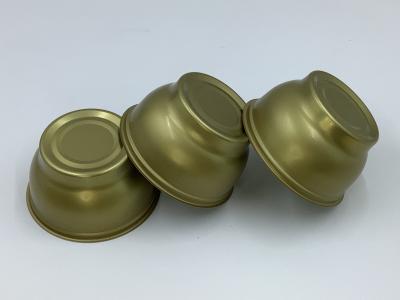 China Customizable Two-Piece Tin Can Bowl Bottom 99mm Diameter 401 Caliber 160ml Capacity Food Grade Tinplate for sale