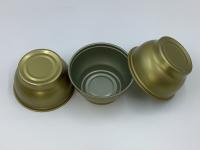 China Customizable 83mm Two-Piece Tin Can Bowl Bottom 307# 100ml Capacity Food-Grade Tinplate for sale