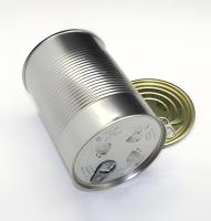 China Custom Three Piece Food Tin Can 99mm Diameter 401 Caliber 500G Capacity D99H160mm for sale