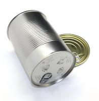 China Custom Three Piece Food Tin Can 99mm Diameter 401 Caliber 500G Capacity D99H160mm for sale