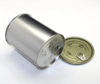 China Custom Three Piece Food Tin Can 99mm Diameter 401 Caliber 500G Capacity D99H160mm for sale