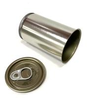 China Customizable Three Piece Food Tin Can 73mm Diameter 500ml Capacity for Canned Meat Fruits for sale