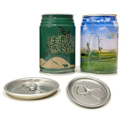 China 250ml Custom Tin Cans 65mm x 91mm Food Grade Tinplate Beverage Containers SGS Tested for sale