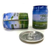 China 250ml 65x91mm Food Grade Tinplate 3 Piece Can for Juice Beverage Packaging for sale