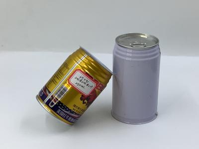 China 245ml Moisture Proof Food Grade Tin Beverage Can 65mm x 91mm with SGS Certification and Customizable Options for sale