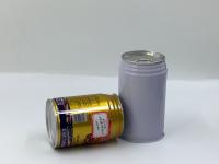 China 250ml Custom Tin Cans 65mm x 91mm Food Grade Tinplate Beverage Containers SGS Tested for sale