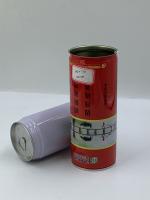 China Custom 500ml Beverage Cans 65mm x 170mm Food-Grade Tinplate SGS-Tested Round Shape for sale
