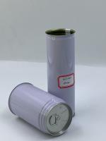 China Custom 270ml Tin Beverage Can 52mm x 140mm Food Grade SGS Certified Round for sale