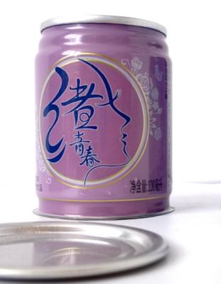 China 52mm Diameter 100ml Capacity Customizable Tinplate Beverage Can with SGS Certification and Rust Resistance for sale