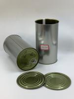 China 99mm Food Tin Can Three Piece Structure D99xH180mm 401 Caliber Customizable Capacity for Food Packaging for sale
