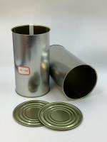 China 99mm Food Tin Can Three Piece Structure D99xH180mm 401 Caliber Customizable Capacity for Food Packaging for sale