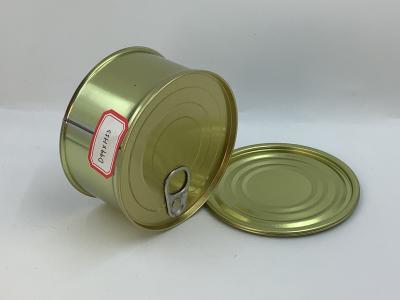 China 99mm Three-Piece Food Tin Can D99×H53mm Compact Size with 401# Caliber for Custom Food Packaging for sale