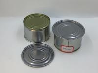 China 400ml Three Piece Food Tin Can 99mm Diameter 77mm Height Caliber 401 Customizable for sale