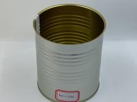 China 110mm Food Tin Can D110xH130mm Three Piece Airtight Seal Customizable for sale